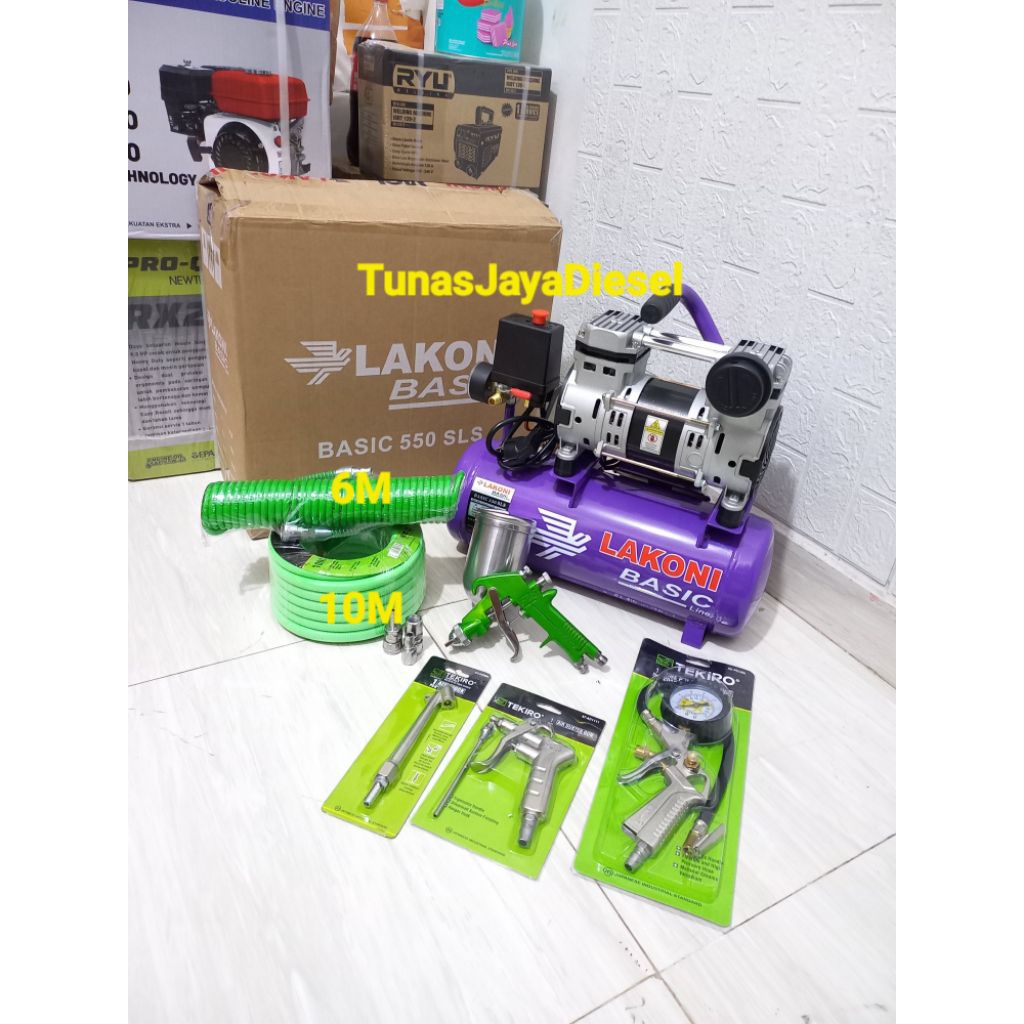 Jual LAKONI BASIC 550SLS Kompresor High Speed Oiles Silent+Paket ...