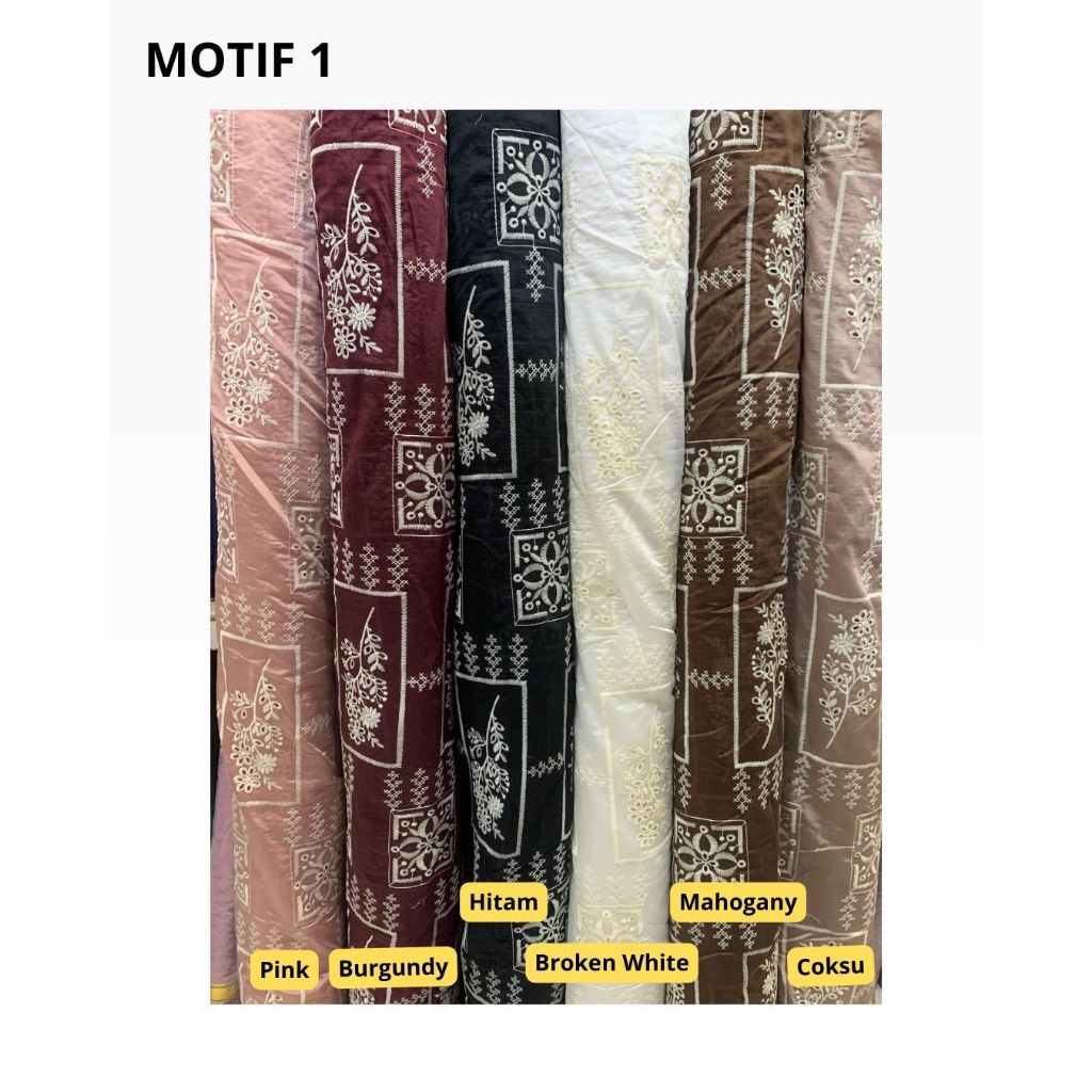 Jual Paper Silk Embroidery (per 0,5m) | Shopee Indonesia