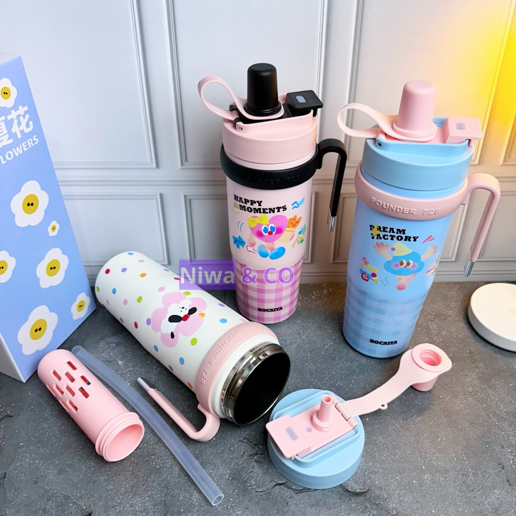 Jual Tumbler Botol Minum Anak Bahan Stainless 900ml Thermos Vacuum ...