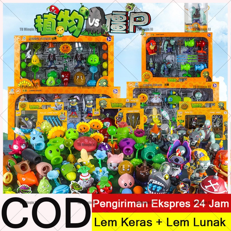 Jual Mainan Interaktif Plant vs Zombie - Tembak Zombie, COD Tersedia ...