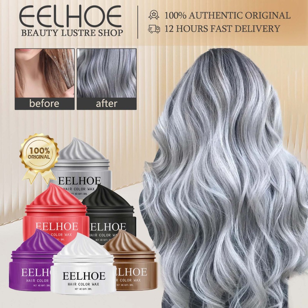 Jual [Beli 2 Gratis 1] EELHOE Hair Coloring Wax 30ml Pewarna Rambut Non ...