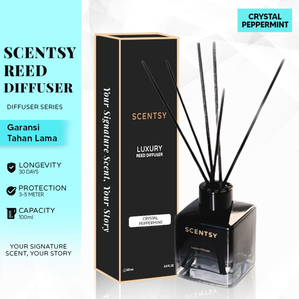 Jual SCENTSY Reed Diffuser CRYSTELL PEPPERMINT Pengharum Ruangan ...