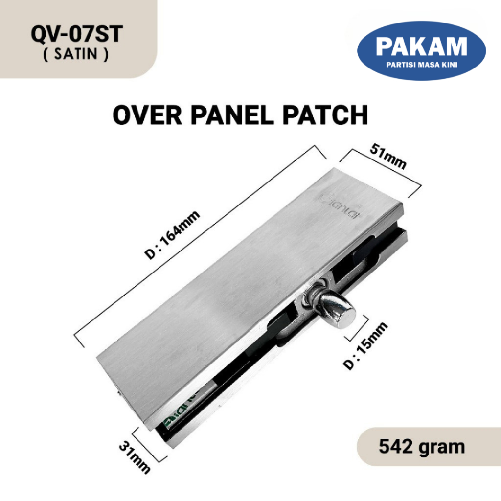 Jual Patch Fitting - Over Panel Patch Pintu Kaca - PAKAM | Shopee Indonesia