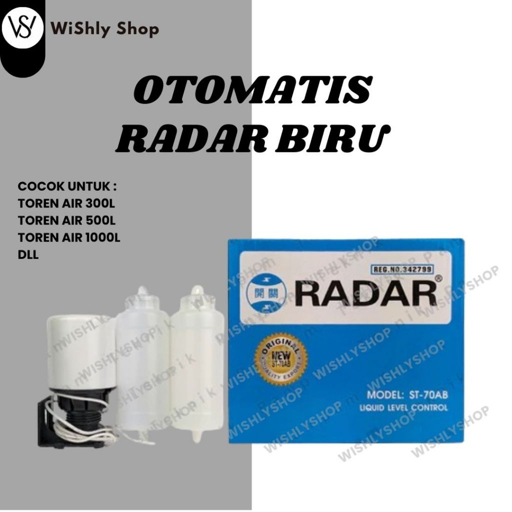 Jual Radar BIRU ST-70AB/Pelampung Otomatis Toren BIRU ST-70AB Original ...