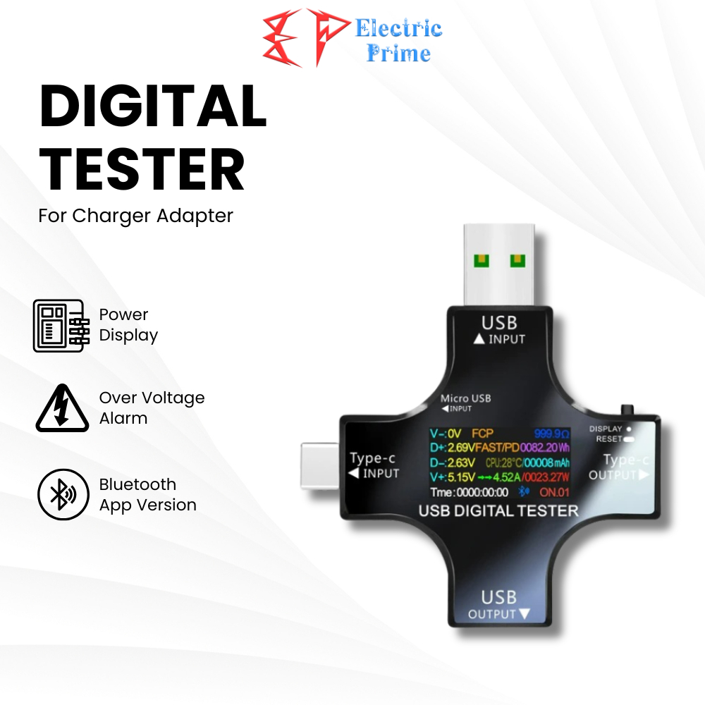 Jual Digital Tester Colored LCD Display Voltmeter Ammeter Ohm Ampere ...