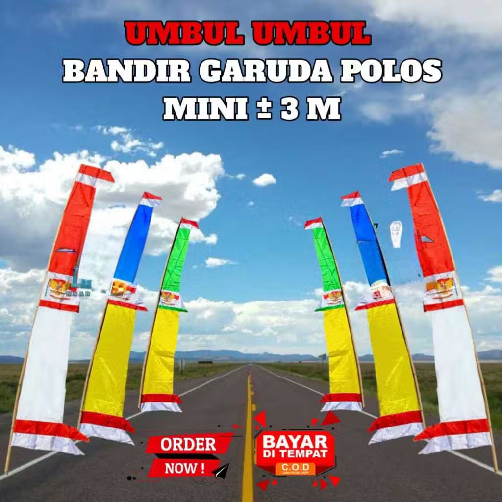 Jual umbul umbul bandir Garuda isi 20pcs | Shopee Indonesia