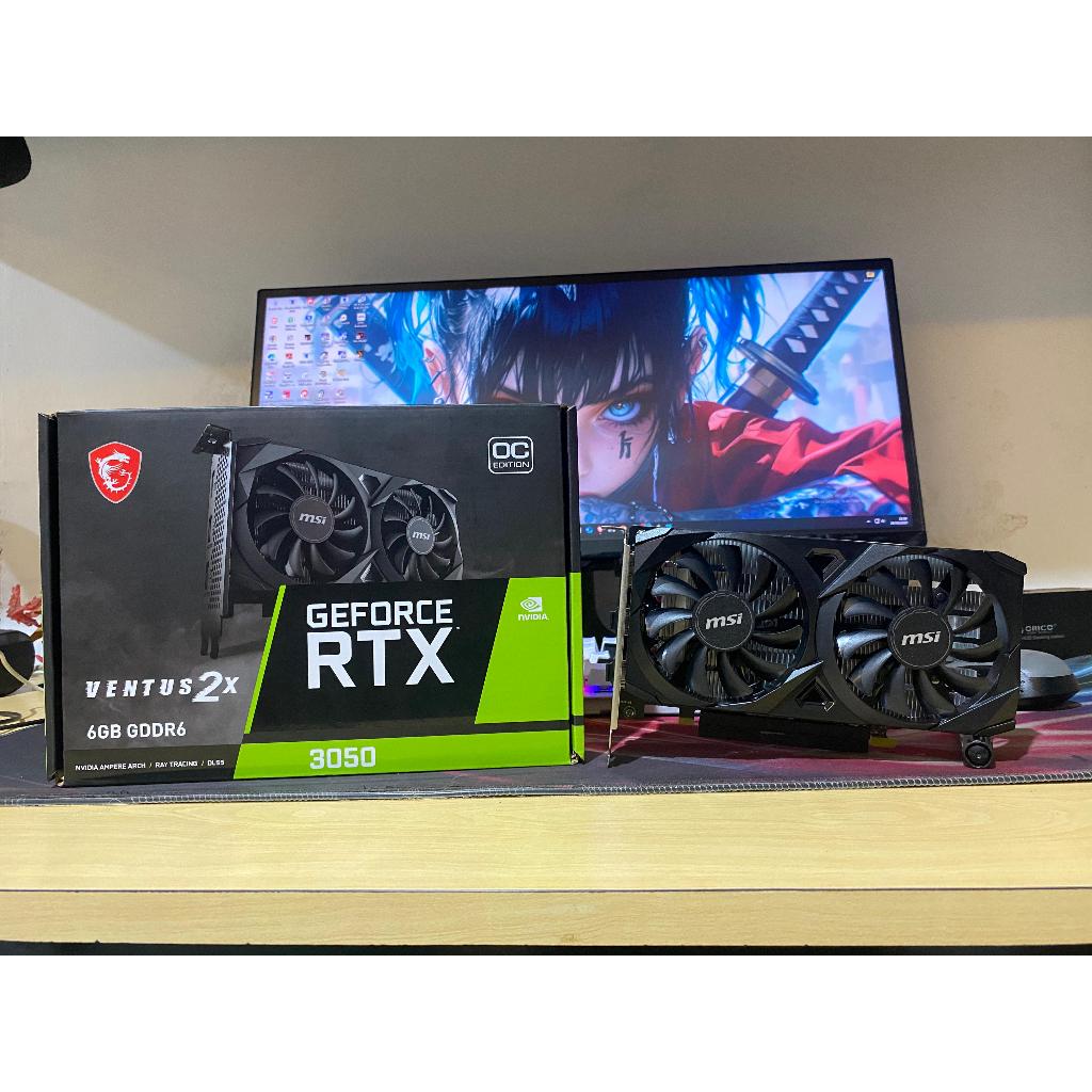 Jual VGA Card MSI GeForce RTX 3050 VENTUS 2X 6GB GDDR6 BNOB | Shopee ...