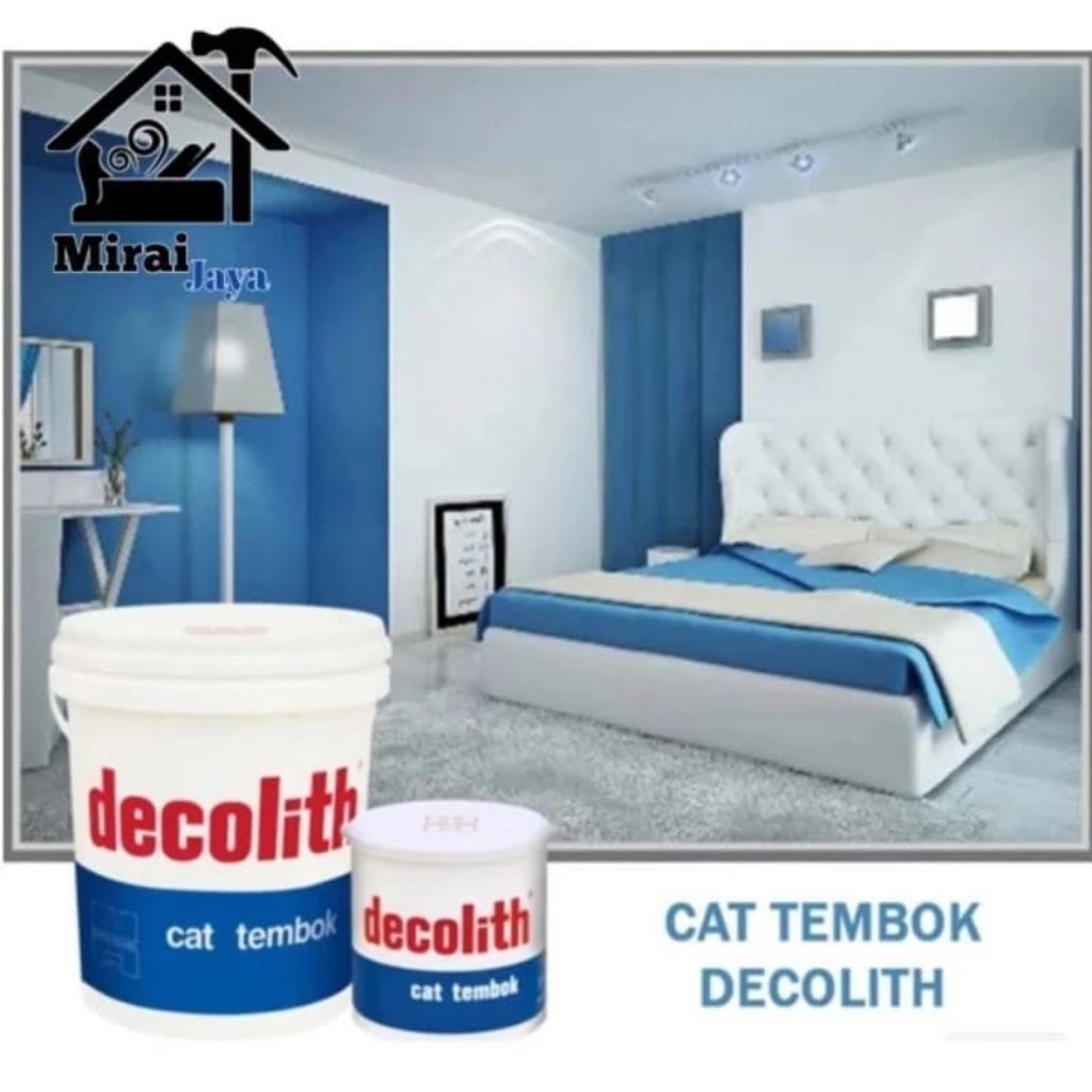 Jual Cat Tembok Decolith 5 Kg / Cat Tembok / Cat Pelapis | Shopee Indonesia