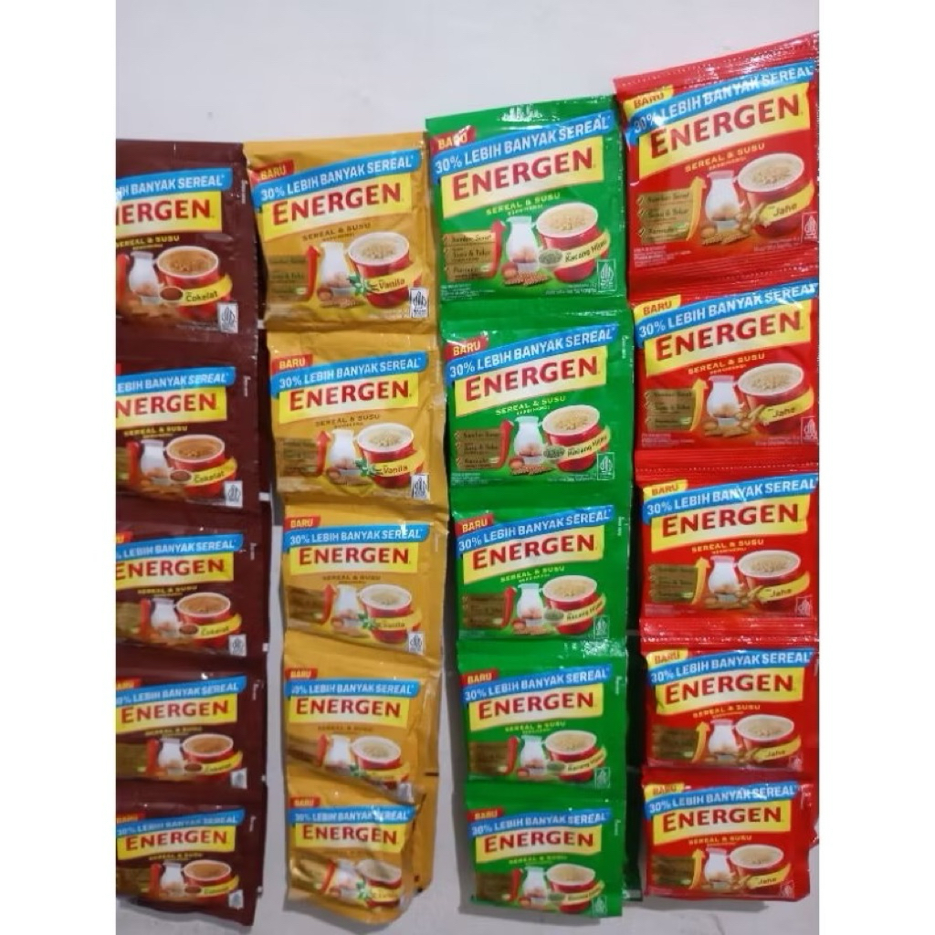 Jual Energen Sereal Renceng Aneka Rasa isi 10 sachet | Shopee Indonesia