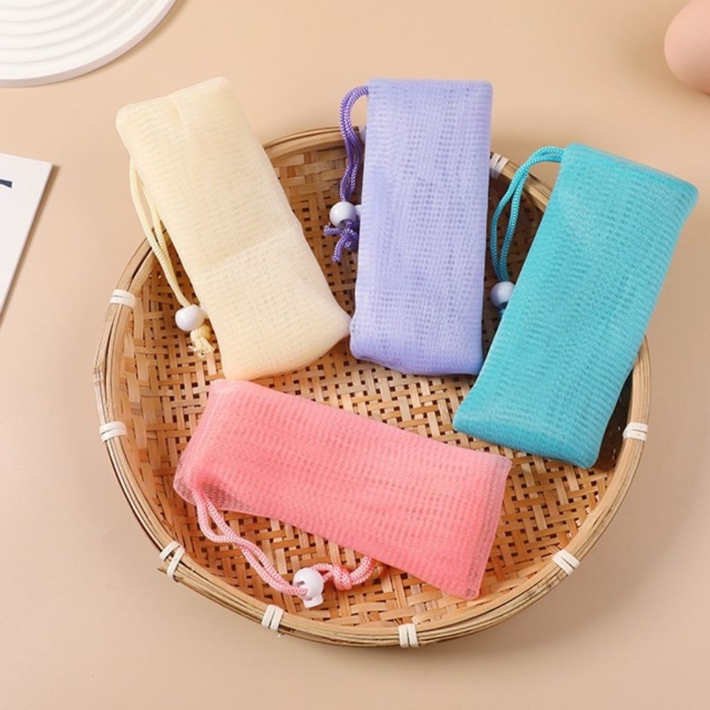 Jual Jaring pembuat busa sabun batang Lembut dan tebal Double layer ...
