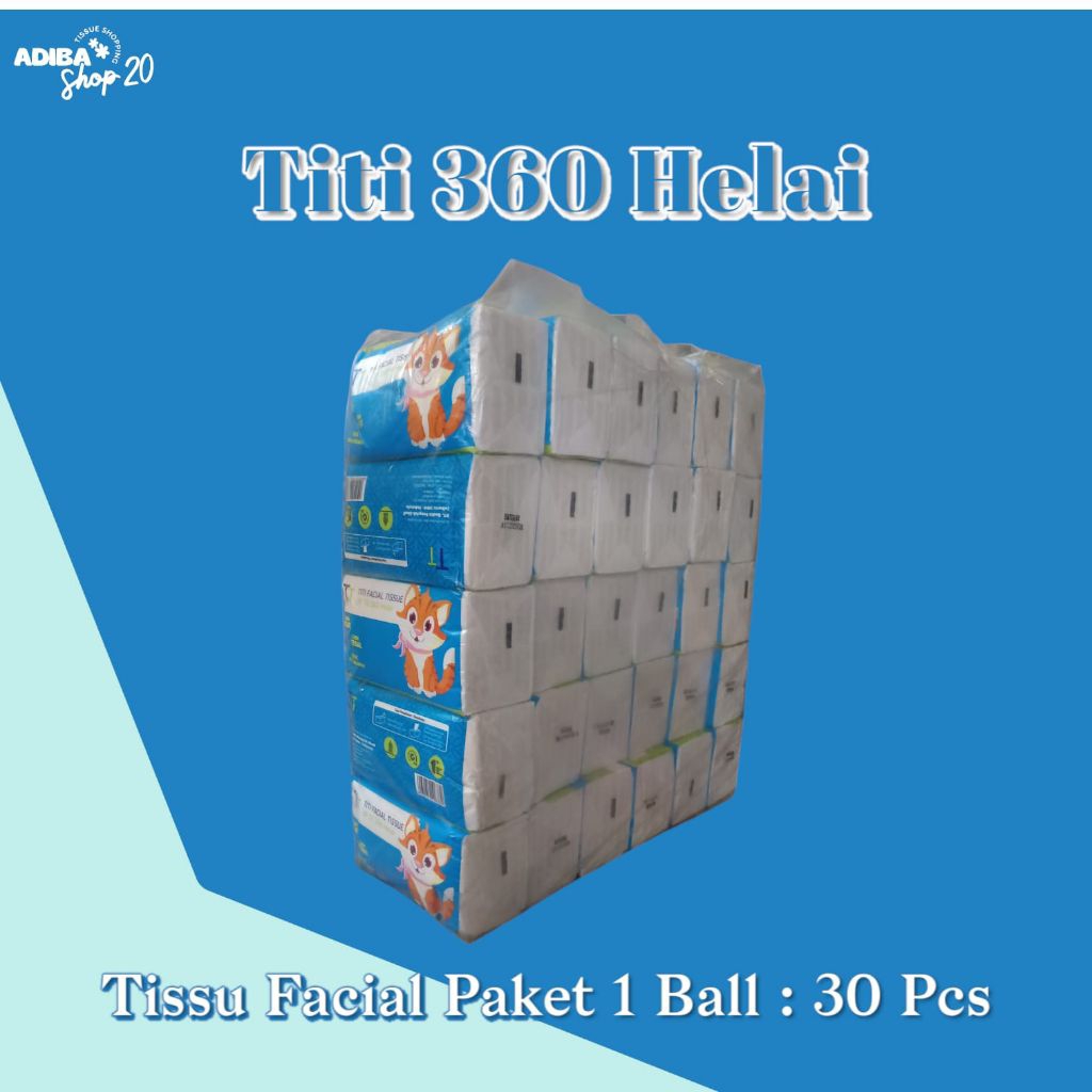 Jual Tissue facial titi 360 helai - Paket 1 Ball : 30 pcs | Shopee ...