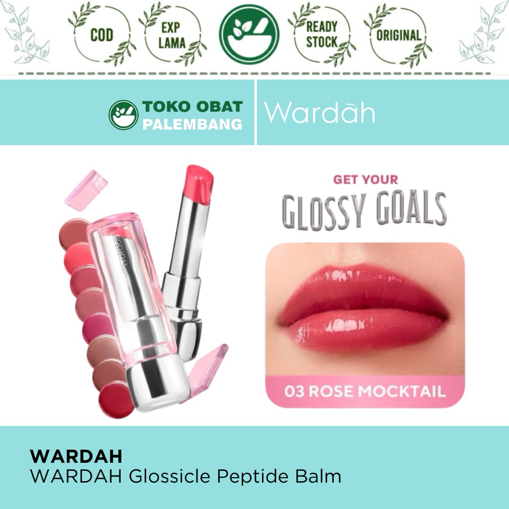 Jual WARDAH GLOSSICLE PEPTIDE BALM OMBRE GLOSICLE LIP BALM LIP BARRIER ...