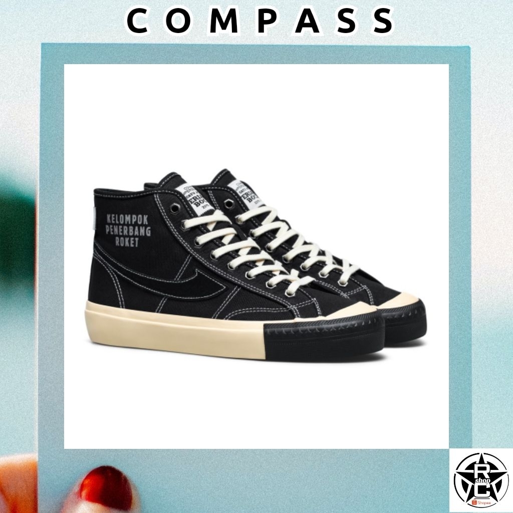 Jual Sepatu Compass Gazelle Hi KPR Original 100% / Sepatu Sneakers Pria ...