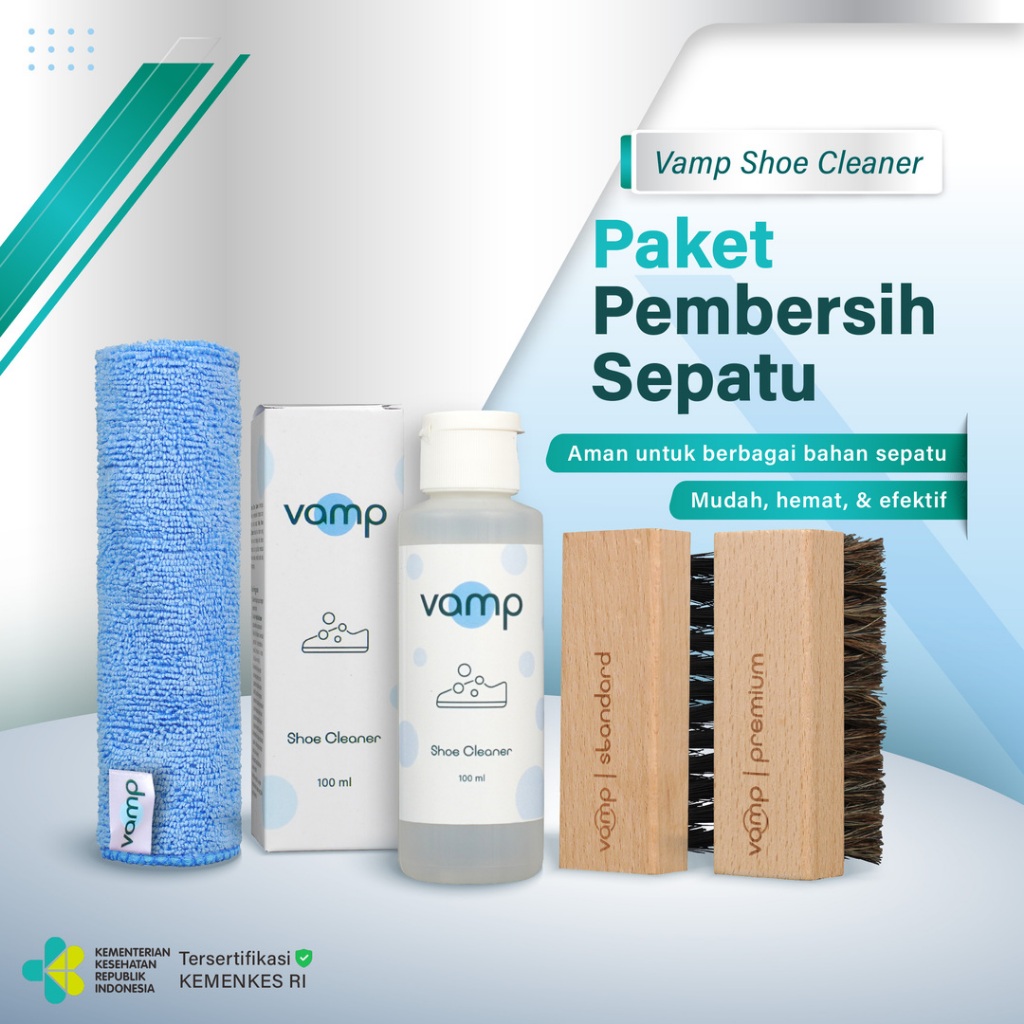 Jual Vamp Shoe Cleaner | Pembersih Sepatu Cairan Sabun Cuci Sneakers ...