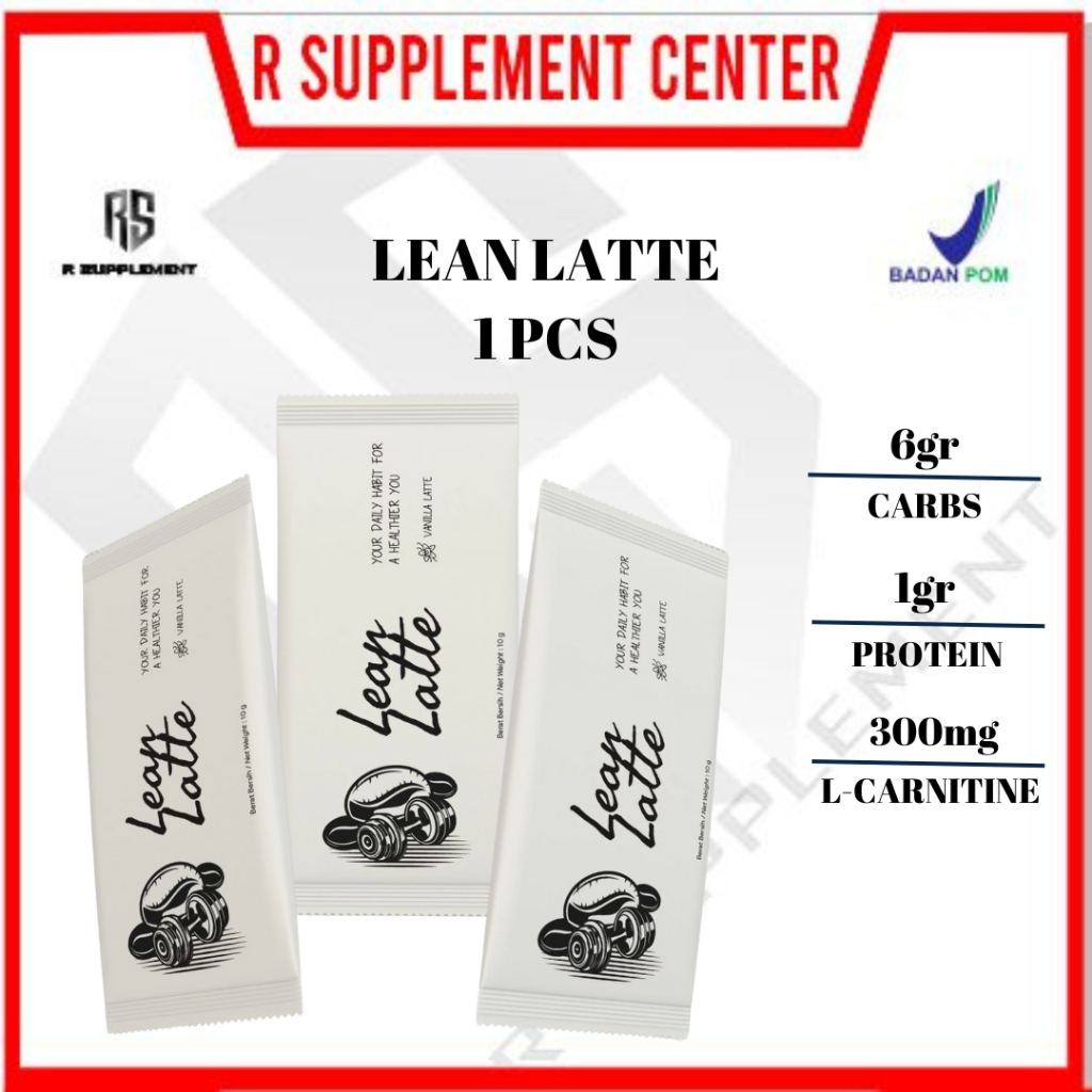 Jual Kopi LeanLatte Low Fat 1 Sachet 10gr/PCS Instant Coffee Vanilla ...
