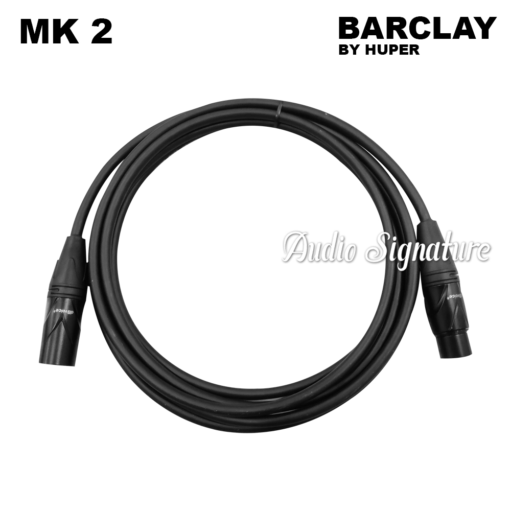 Jual Kabel Mic Audio BARCLAY MK 2 | MK2 Jack Canon XLR Male To Socket ...
