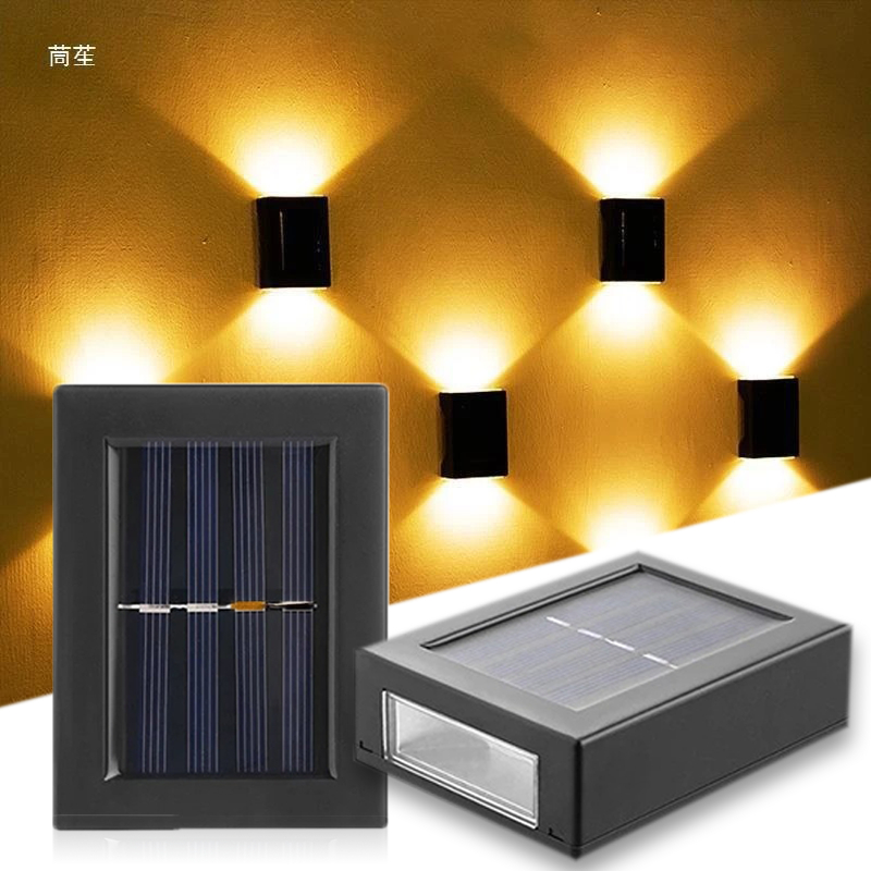 Jual 【Garansi 10 tahun】Lampu Dinding Outdoor Solar Led Lampu Hias Taman ...