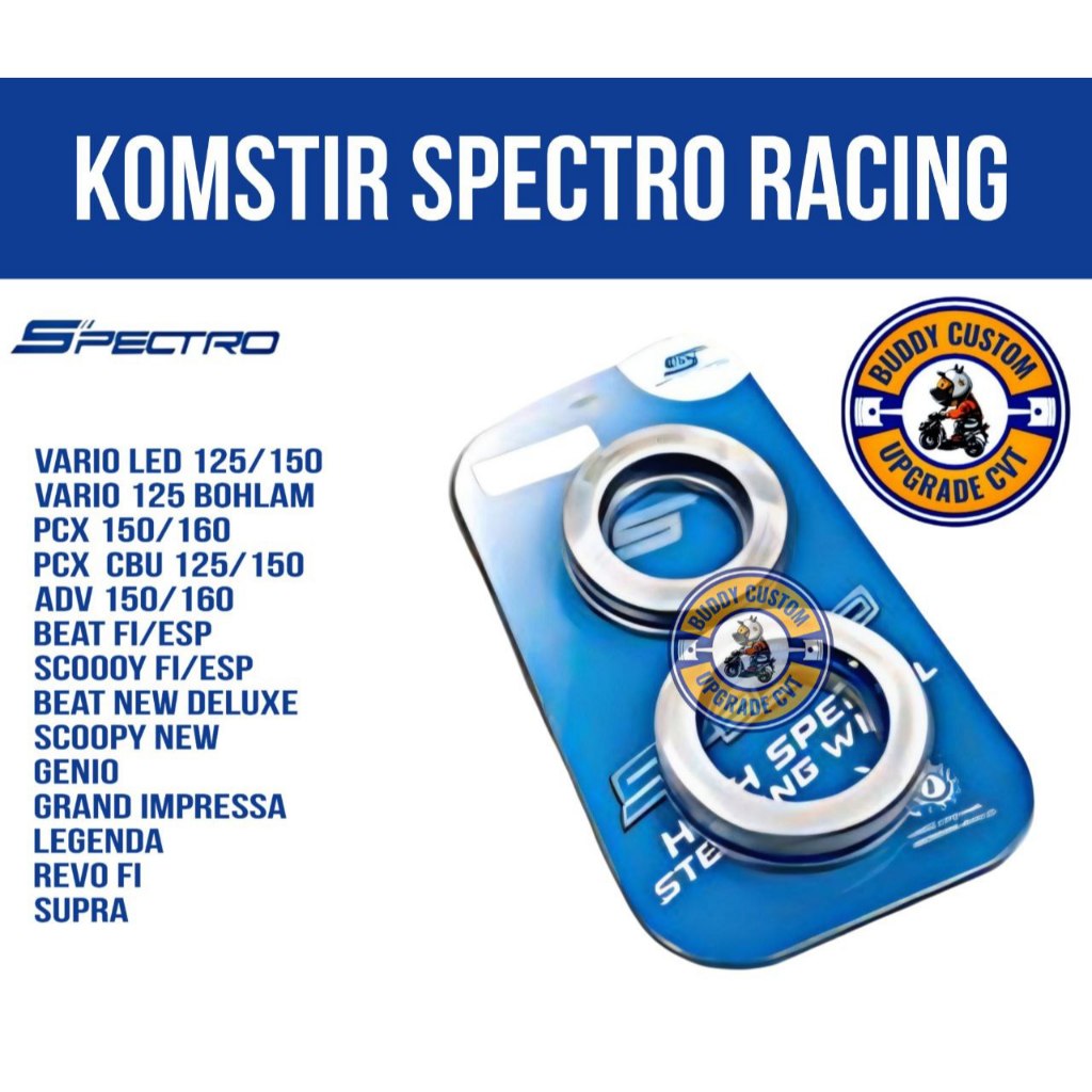 Jual Komstir Spectro Racing Vario 125 150 Beat Fi Genio Scoopy Fi ESP ...