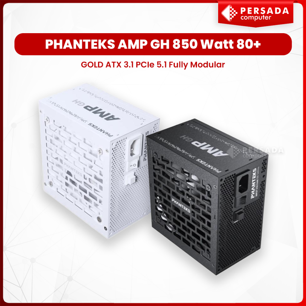 Jual PHANTEKS AMP GH 850 Watt 80+ GOLD ATX 3.1 PCIe 5.1 Fully Modular | Shopee Indonesia