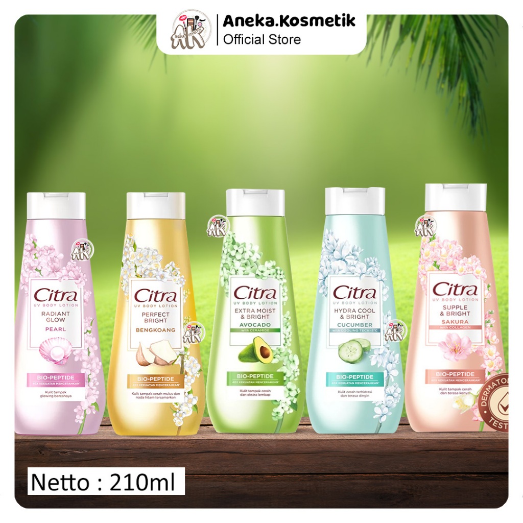 Jual CITRA UV HAND BODY LOTION 210ML SERIES ( READY ALL VARIAN ) | Shopee Indonesia