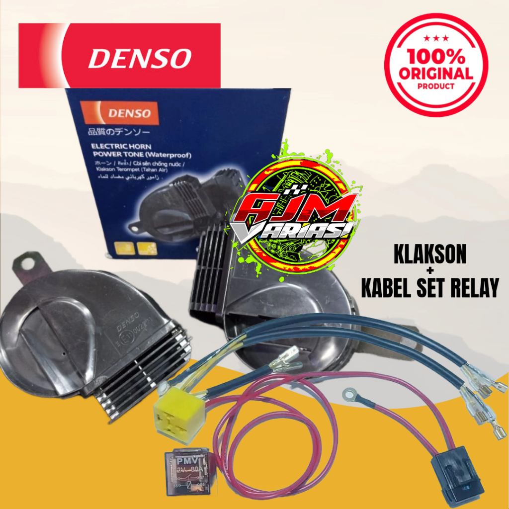 Jual Klakson Denso Keong Waterproof 12V BIsa Untuk Motor Dan Mobil ...