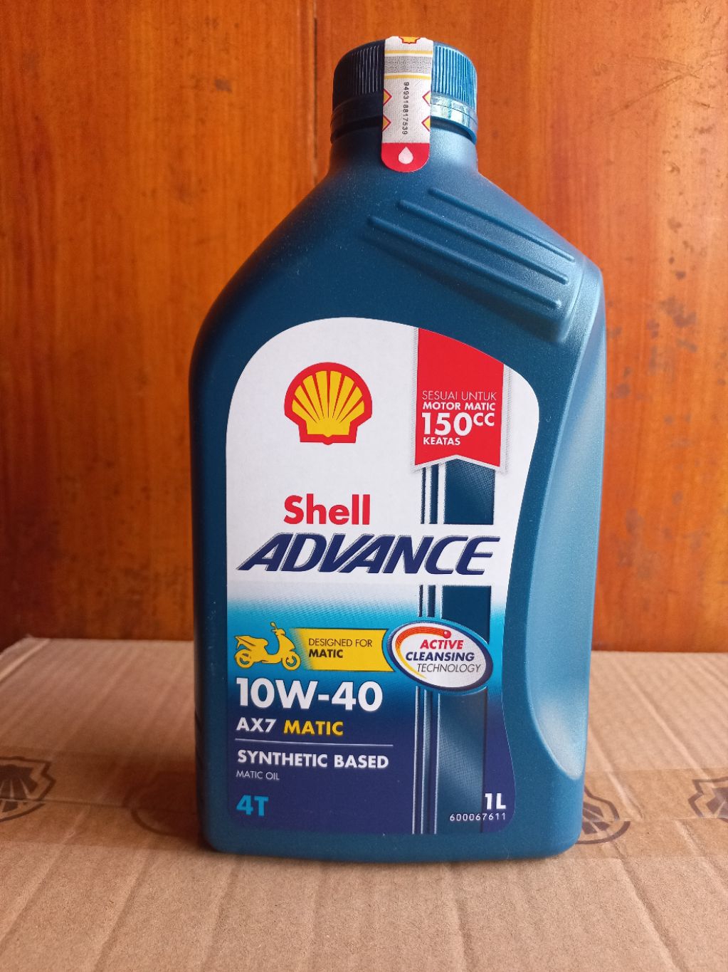 Jual Shell Advance AX7 Matic Synthetic Based 10W-40 API SN 1L Original | Shopee Indonesia