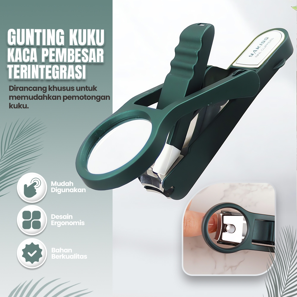 Jual Magnifying glass nail clipper - Gunting Kuku Dengan Kaca Pembesar ...