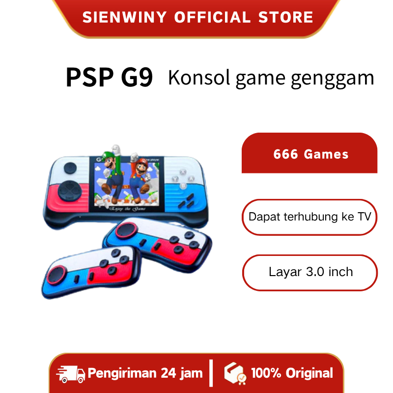 Jual 【SIENWINY】 Gamebox G9 PSP Retro Game Portable 666 in 1 Gameboy ...