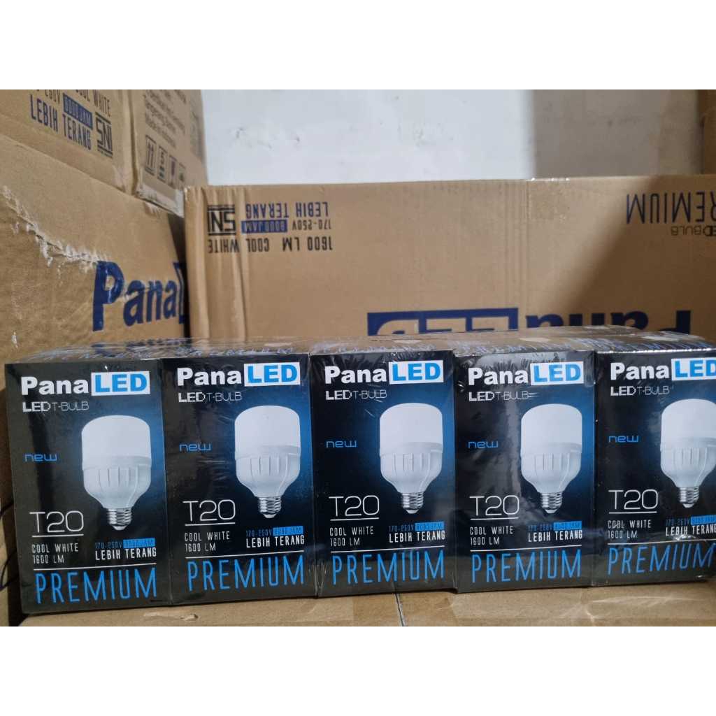 Jual LAMPU LED PANALED PREMIUM 1 PACK ISI 10PCS 5 Watt/10 Watt/15 Watt/20 Watt/30 Watt/40 Watt ...