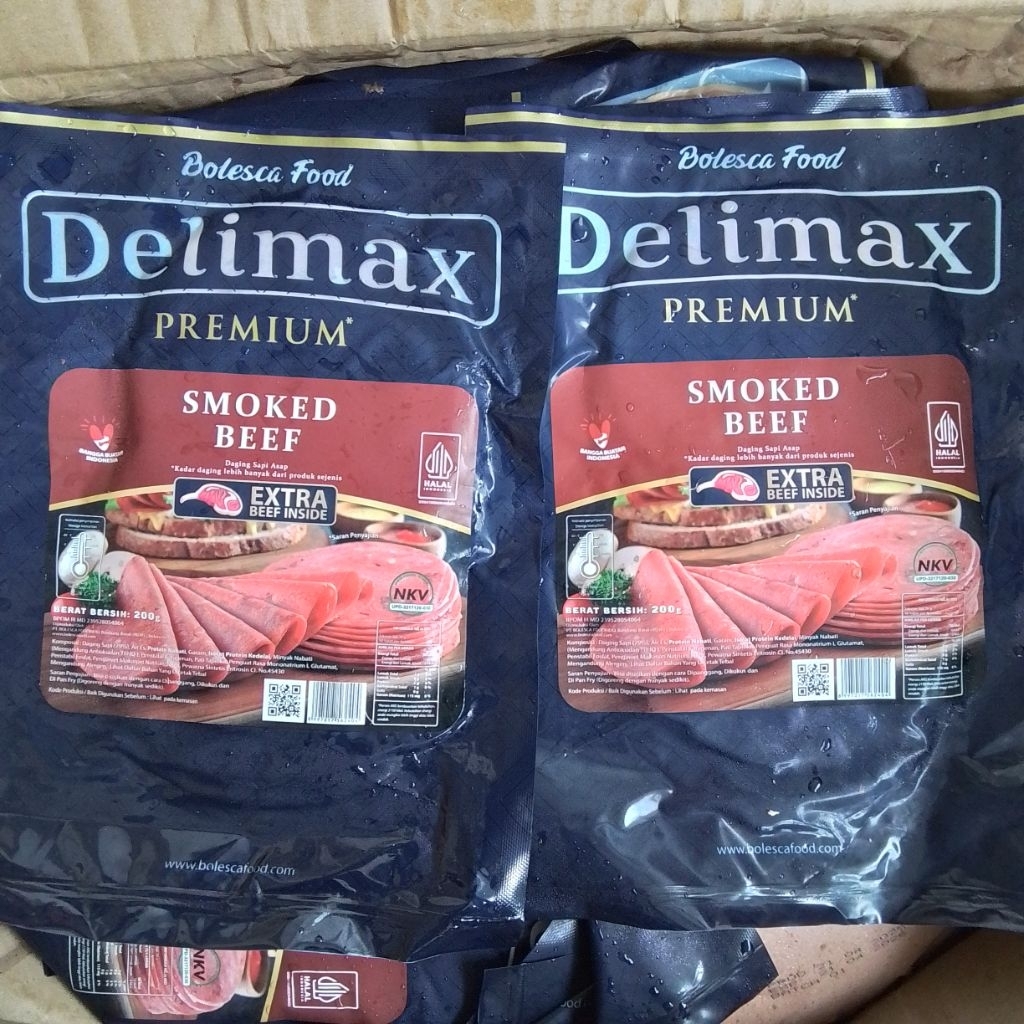 Jual Delimax Premium Smoke Beef 200gr | Shopee Indonesia
