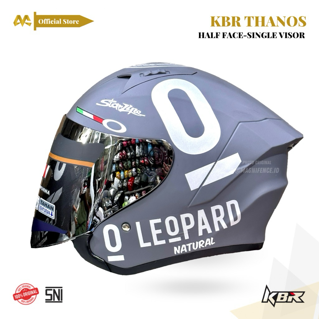 Jual Helm Half Face KBR Thanos Thermatron Original helm Half Face ...