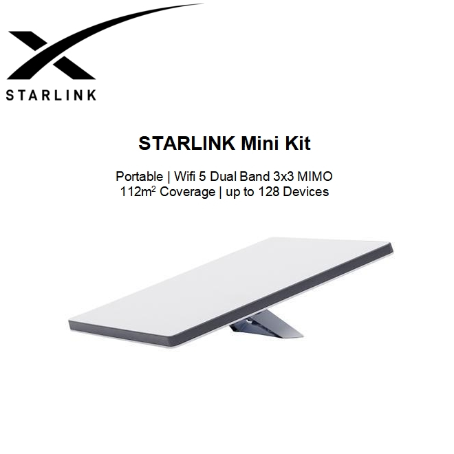 Jual Starlink Mini Kit Portable Garansi Resmi | Shopee Indonesia