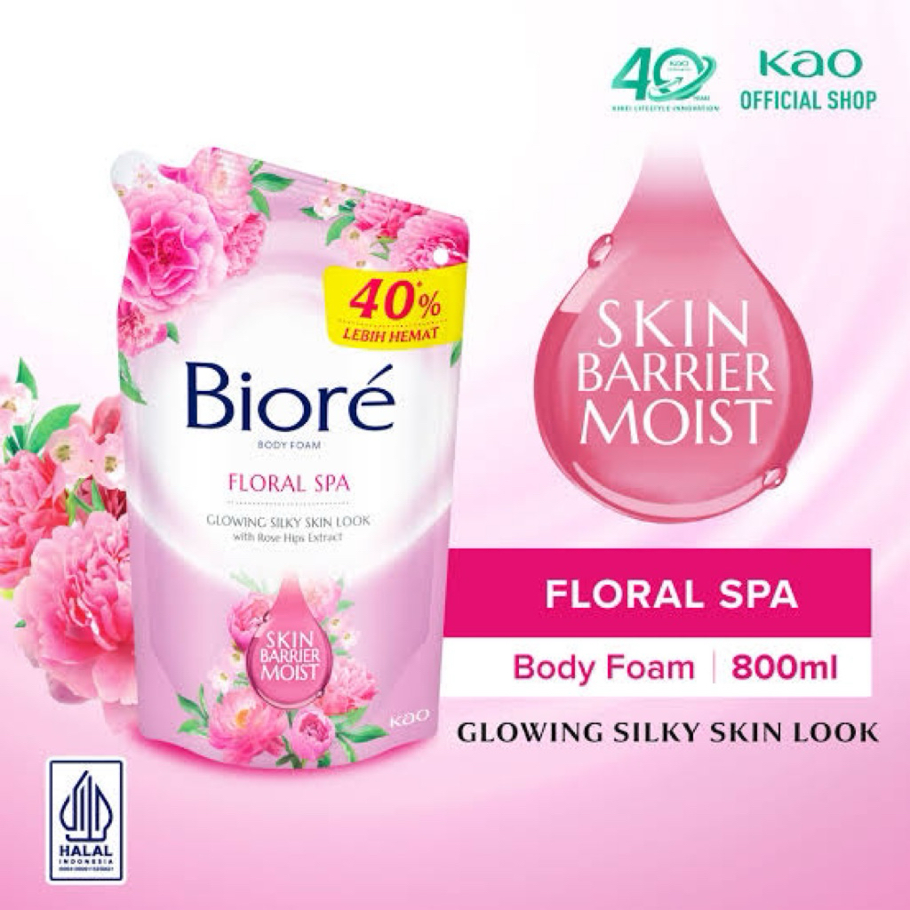 Jual Biore Sabun Mandi Floral Spa 800ml | Shopee Indonesia