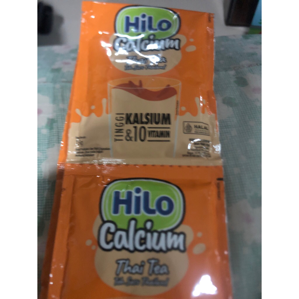 Jual Hi-Lo Calcium Thai tea teh susu Thailand sachet 15g | Shopee Indonesia