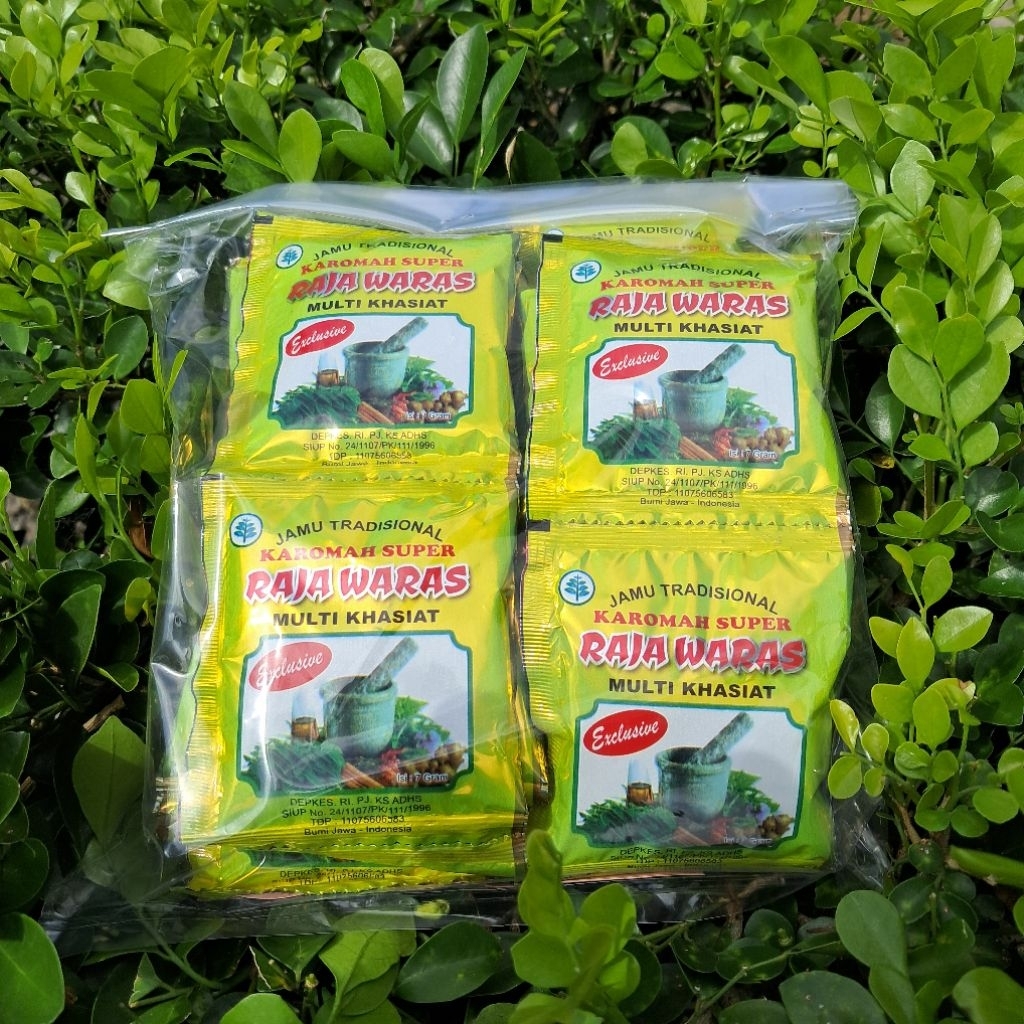 Jual RAJA WARAS JAMU SERBUK BERKHASIAT ISI 30 SACHET ORIGINAL | Shopee ...