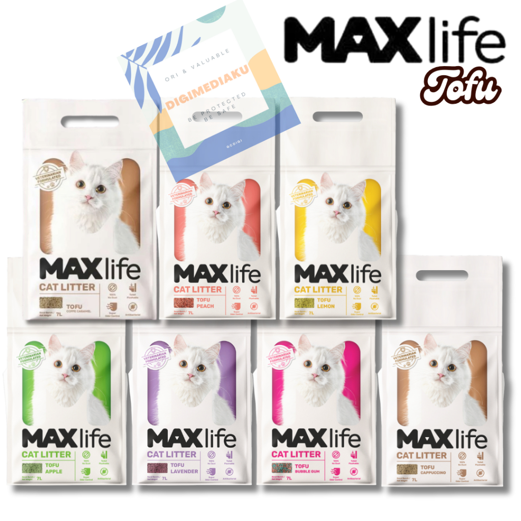 Jual MAXLIFE Tofu Cat Litter Tofu Maxlife Tofu Tomi Pompom Tofu POPCATS ...