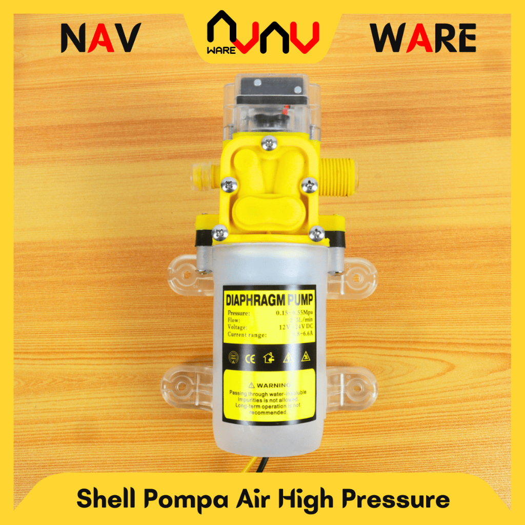 Jual Shell Pompa Air DC 12V High Pressure Car Washing Water Diaphragm ...