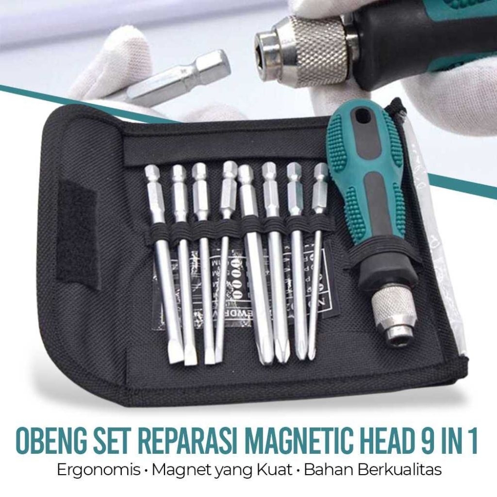 Jual Set Mata Bor Obeng Hex Shank Magnetic Head Torx Impact Corlless ...