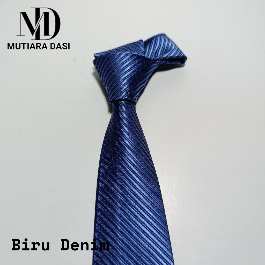 Jual Dasi Instan Pria Wanita Tocsa /biru bca /biru dongker/biru denim ...