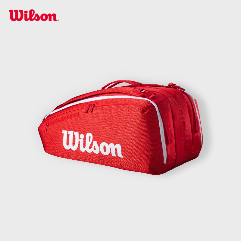 Jual Wilson Super Tour Red 15 Pack Tennis Rackets Bags WR8036601001 ...