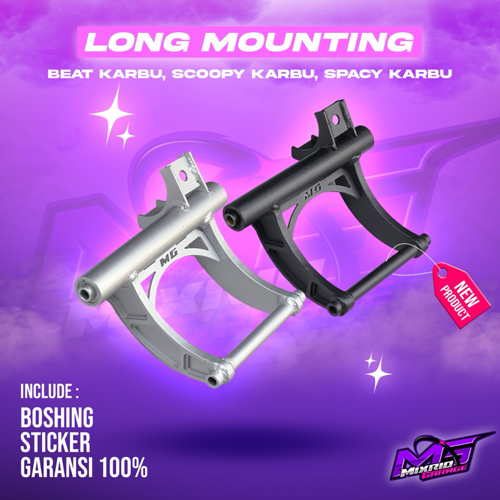 Jual MOUNTING BEAT KARBU,SCOOPY KARBU,SPACY KARBU V2 LENGKUNG | Shopee ...
