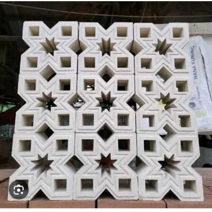 Jual cetakan roster motif masjid/cetakan roster 2 sisi/ cetakan roster ...