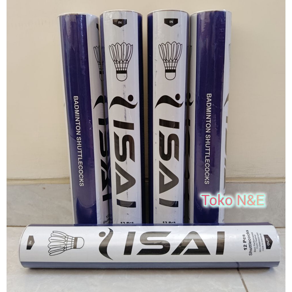 Jual SHUTTLECOCK ISAI BIRU KOK BADMINTON ORIGINAL | Shopee Indonesia
