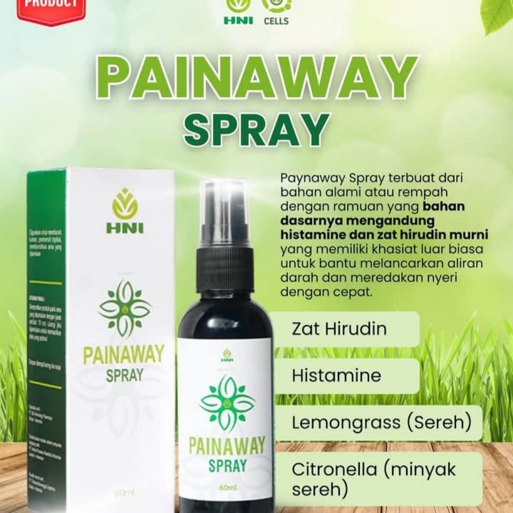 Jual PAINAWAY Spray HNI Hpai | Obat Spray Pereda nyeri | Shopee Indonesia