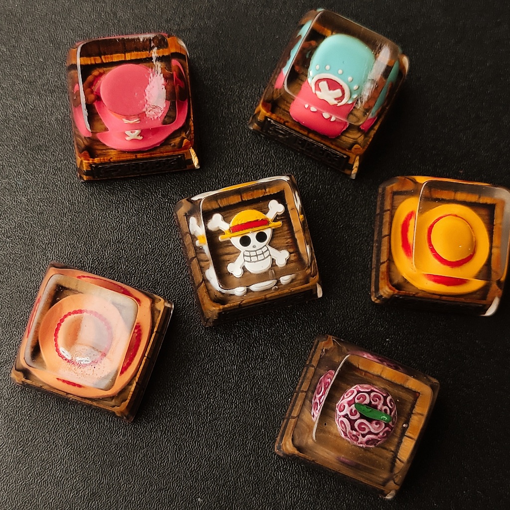 Jual Pre Order : Artisan Keycap One Piece Custom Keyboard Keycaps Anime ...