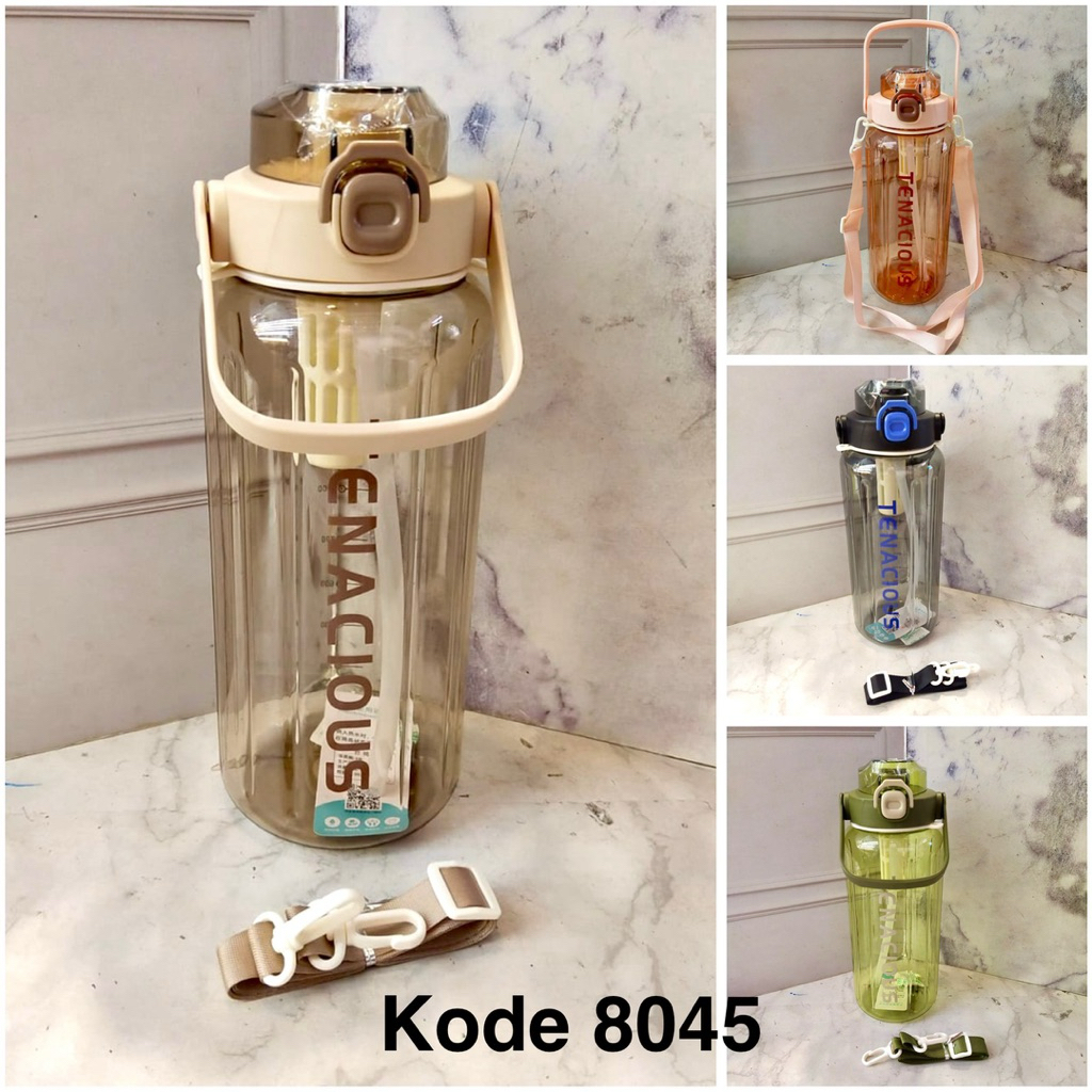 Jual BOTOL MINUM 8045 2000ml ADA SEDOTAN BISA DITENTENG | Shopee Indonesia