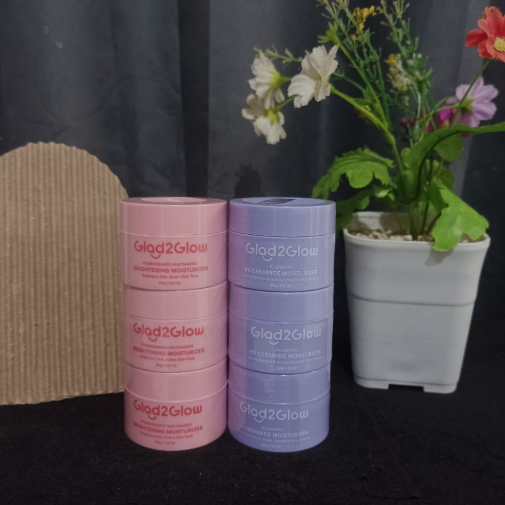 Jual Glad2glow Brightening & Ceramide Moisturizer G2glow Moisturizer ...