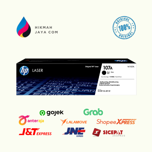 Jual TINTA TONER HP 107A W1107A BLACK ORIGINAL LASER 107/MFP 135/137 ...