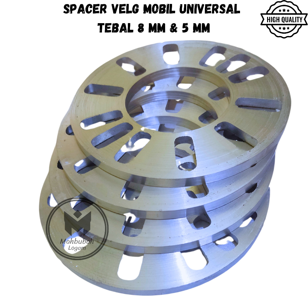 Jual SPACER VELG Mobil Universal Tebal 8 mm 5 mm (1 set 4 pcs) DOP VELG ...
