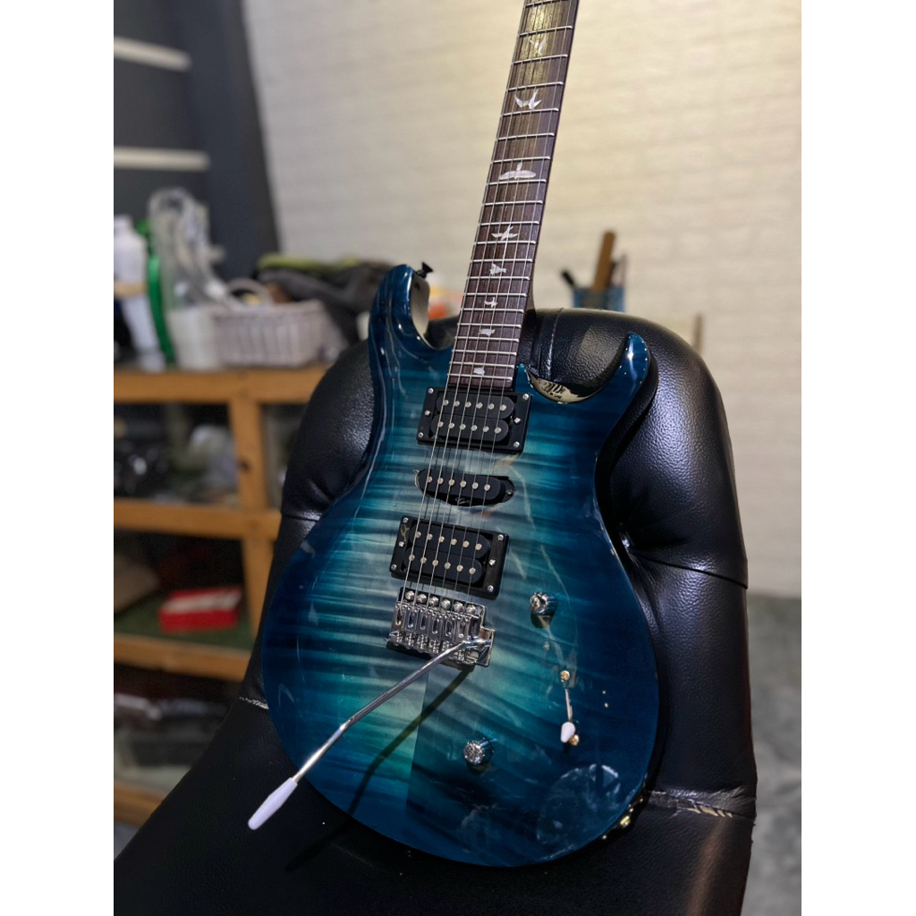 Jual gitar listrik model prs biru | Shopee Indonesia